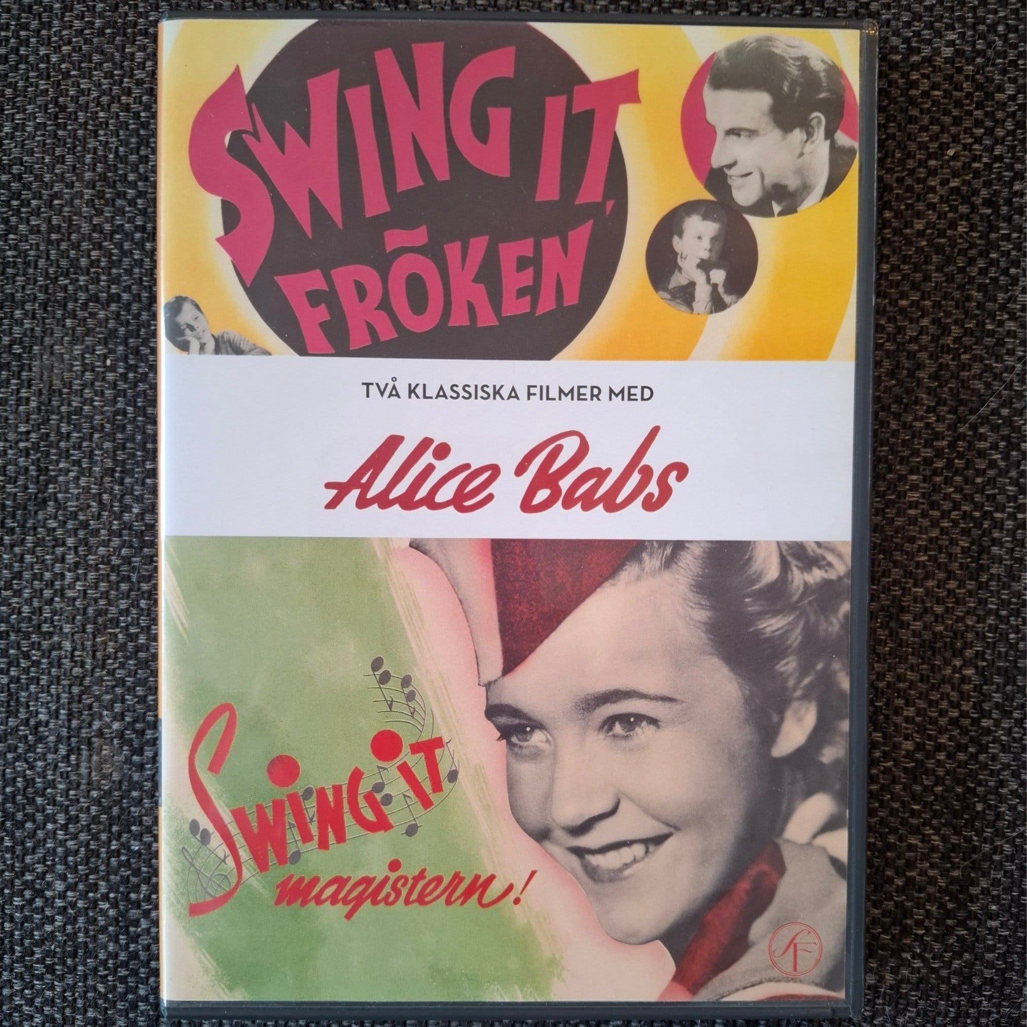 Två Klassiska Filmer med Alice Babs: Swing It F.. | Köp på Tradera ...
