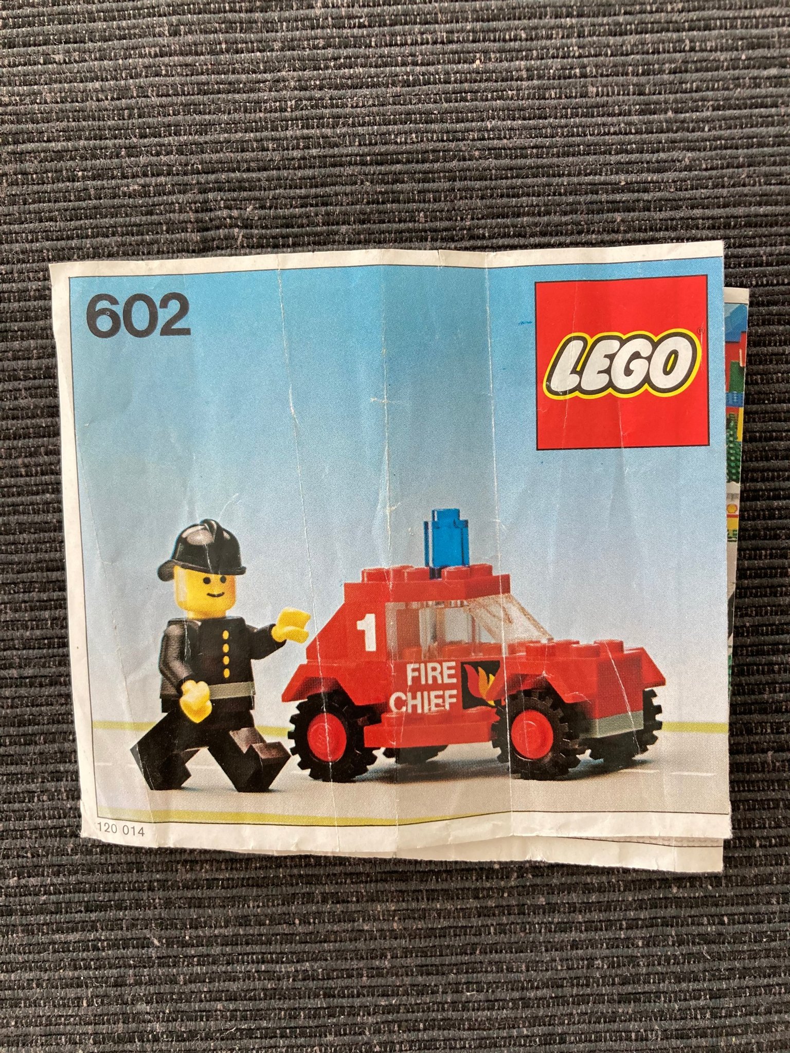 Se produkter som liknar LEGO 602 Brandbil, Instruktion på Tradera ...