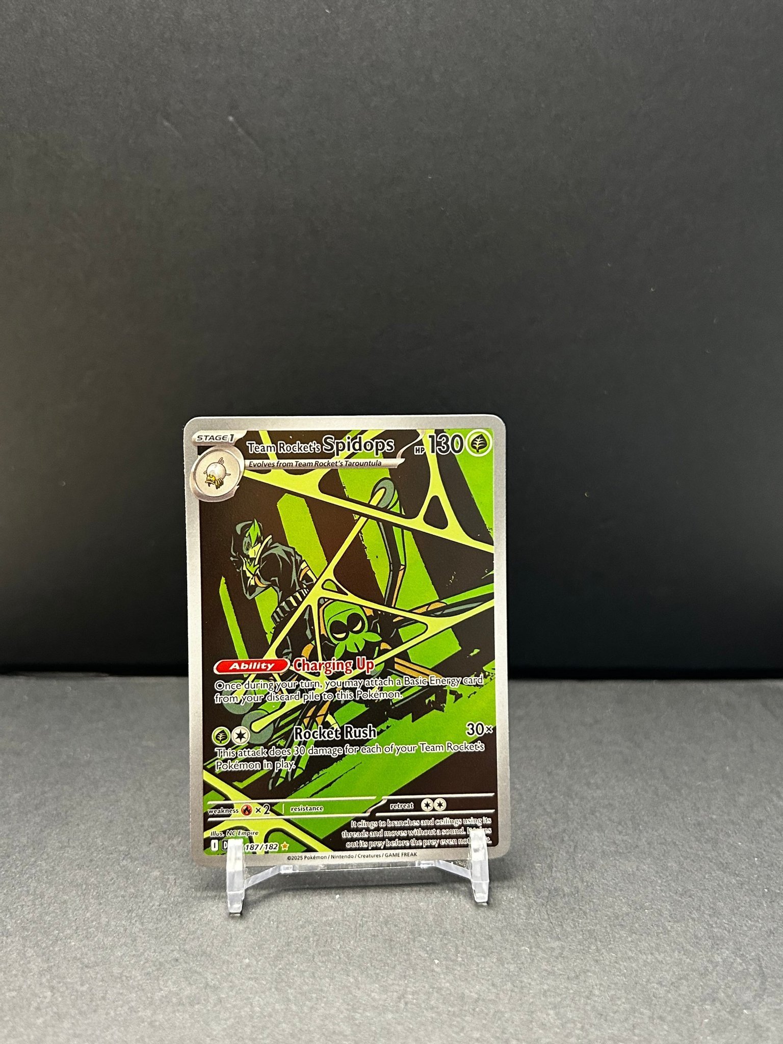 Team Rocket's Spidops #187 Pokemon Destined Riv.. | Köp på Tradera ...