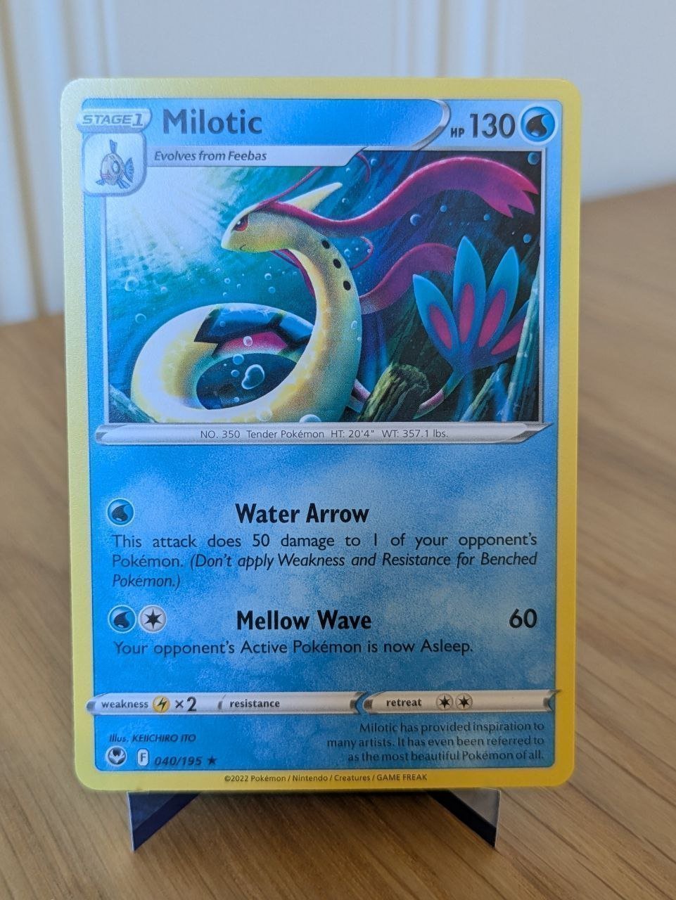 Milotic Rare #40 - Silver Tempest Pokemon Card | Köp på Tradera (710755159)