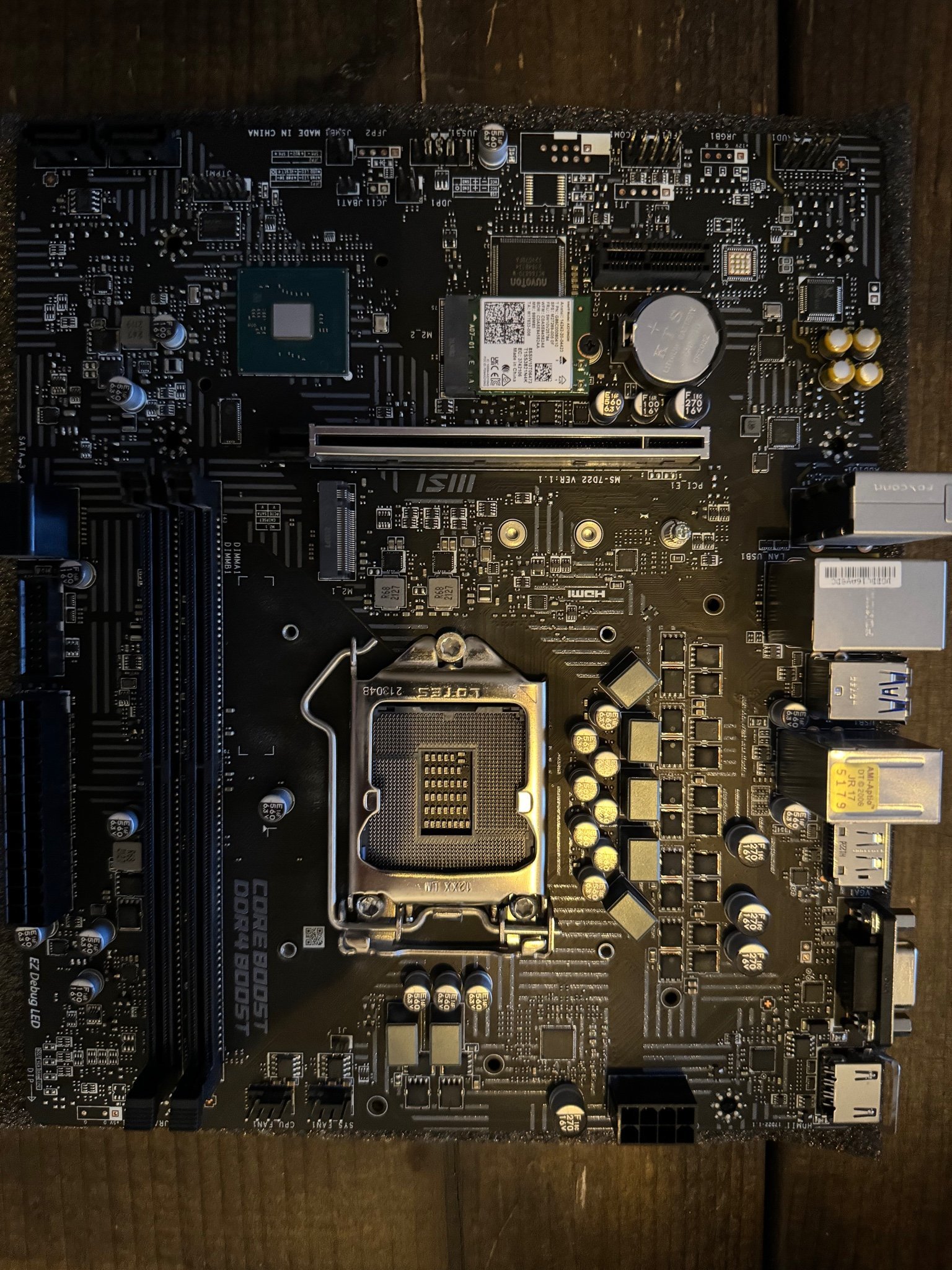 Moderkort MSI H510 (Wifi) med processor Intel i.. | Köp på Tradera ...