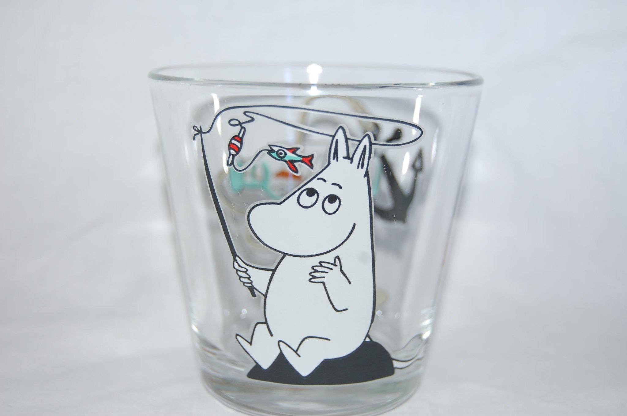 Muminglas, Mumin glas, Mumin metar, 8x8 cm, myc.. | Köp på Tradera ...