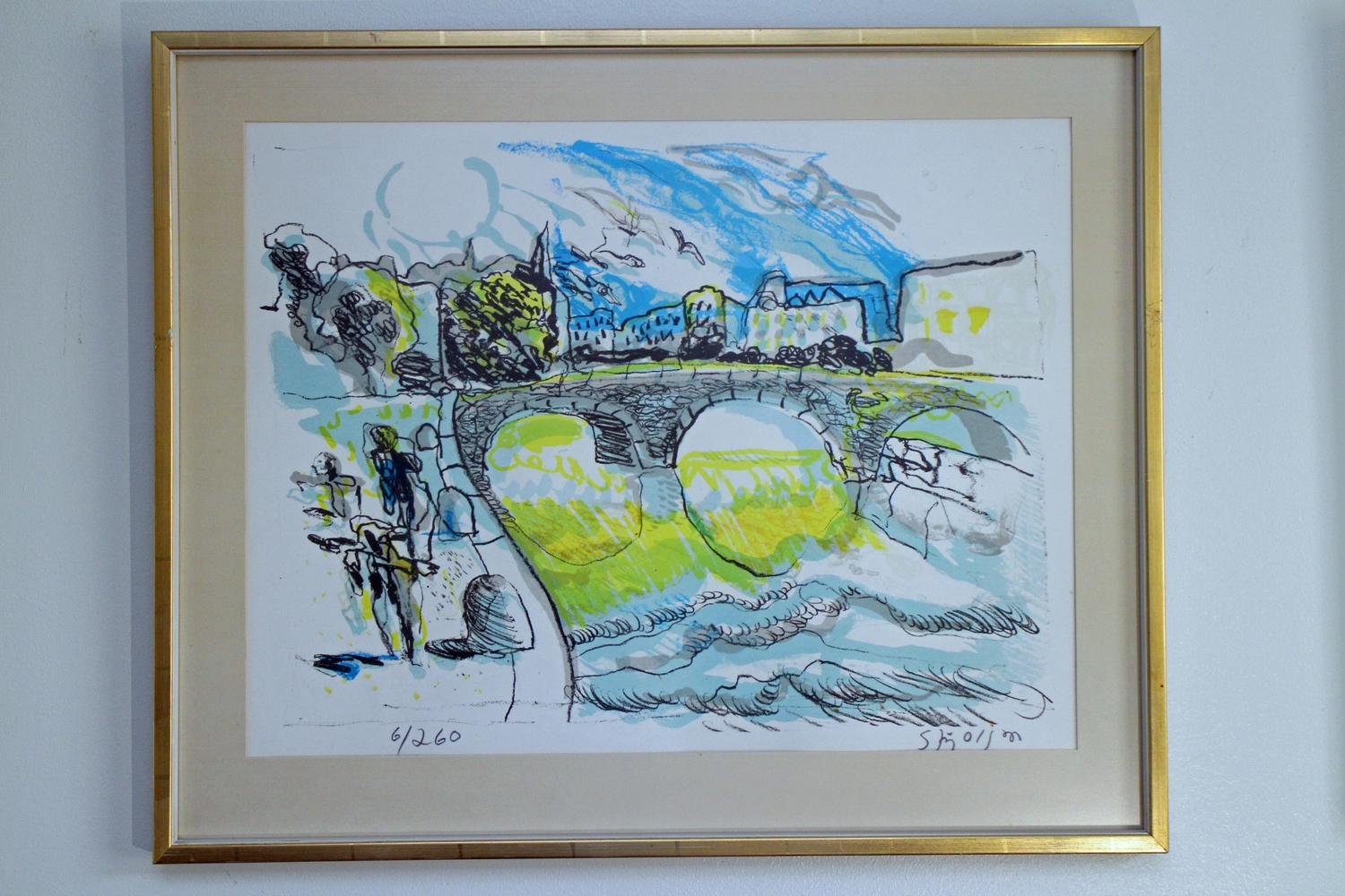 STIG OLSON Färglitografi signerad och numrerad | Köp på Tradera (633335043)