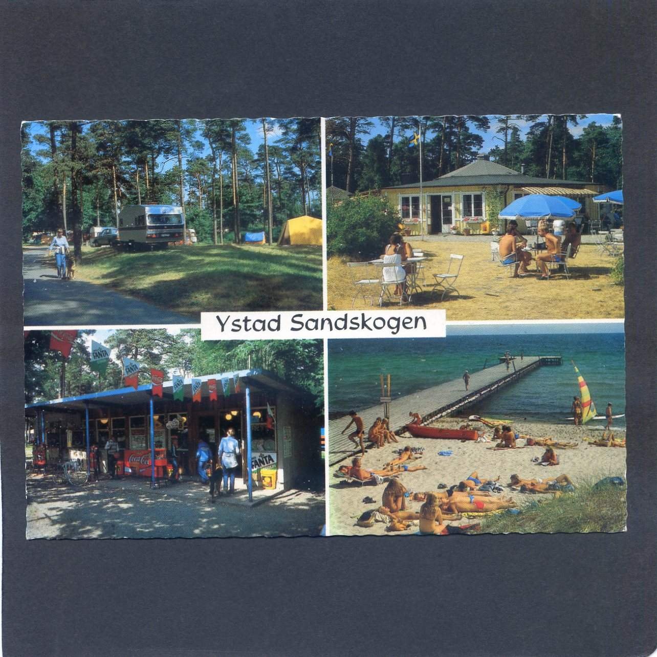 Ystad Sandskogen 4bild.. | Köp från LindbladCartophilia på Tradera ...
