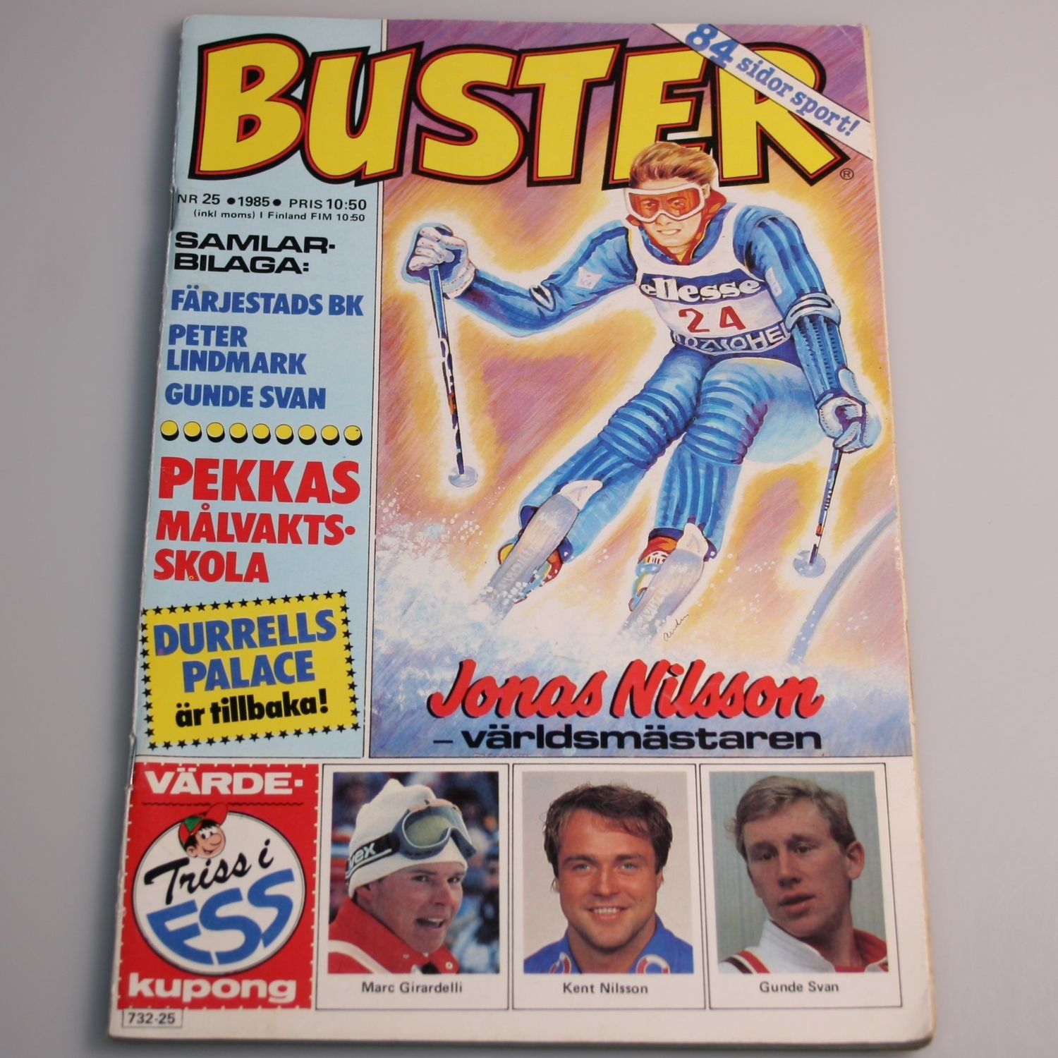 Buster - 1985 - NR 25 - Peter Lindmark, Färjest.. | Köp på Tradera ...