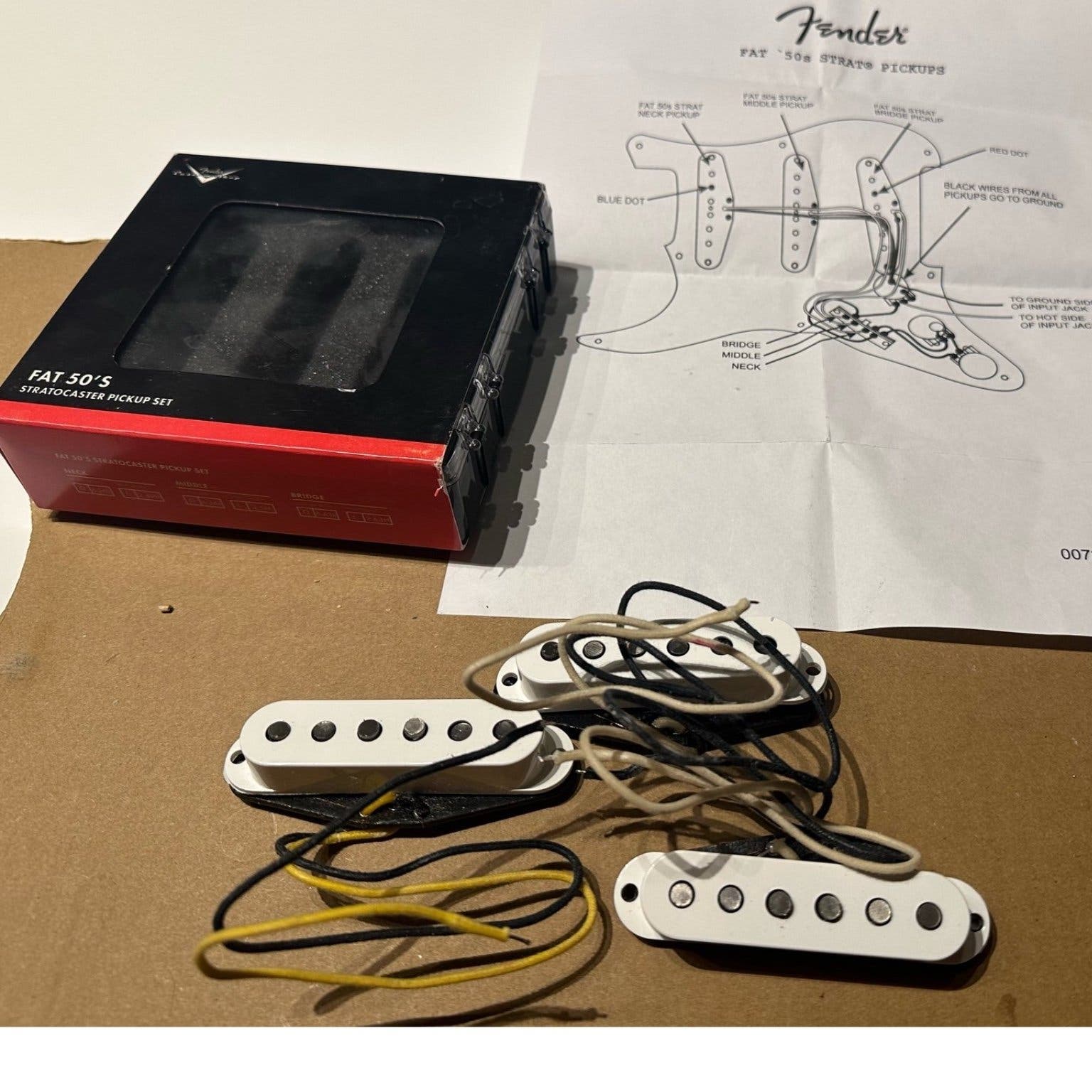 Fender Custom Shop Fat 50's Strat Pickup Set | Köp på Tradera (656010906)