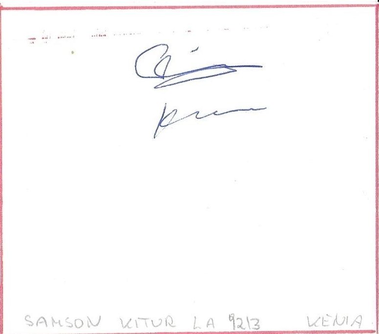 Samson Kitur - OS-brons 1992 - Friidrott | Köp på Tradera (611440786)