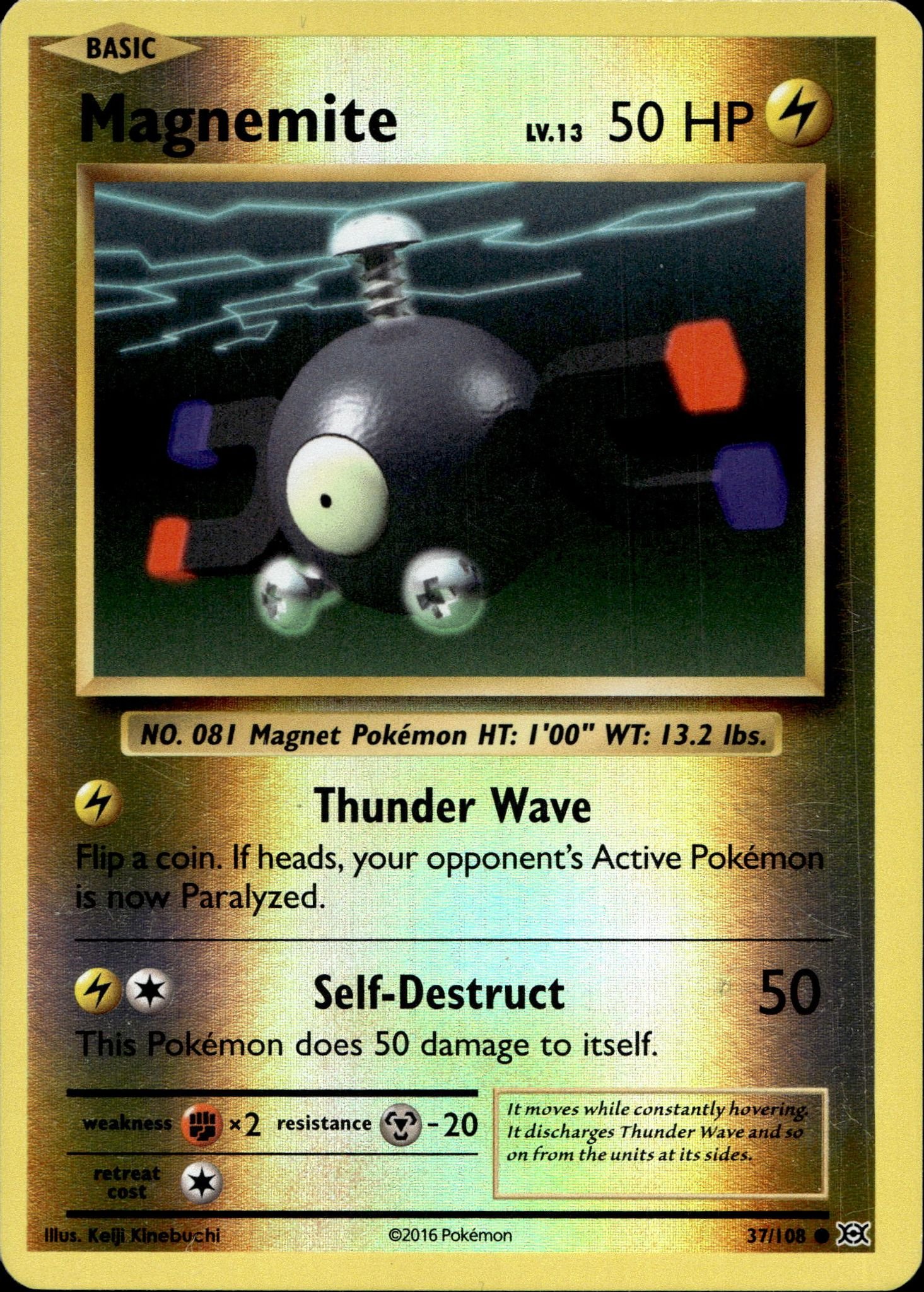 XY - Evolutions #37/108 Magnemite [Reverse Holo] | Köp på Tradera ...