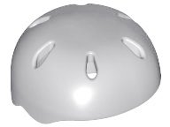 BEGAGNAD Light Bluish Gray Minifigure, Headgear.. | Köp på Tradera ...