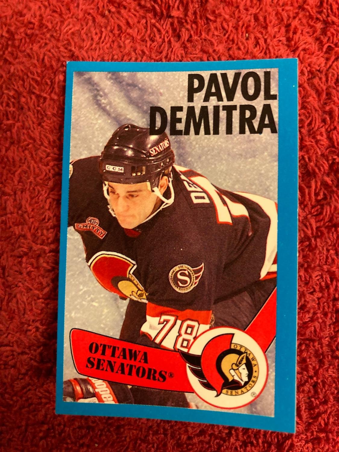PAVOL DEMITRA - OTTAWA SENATORS - NHL STICKER P.. | Köp på Tradera ...