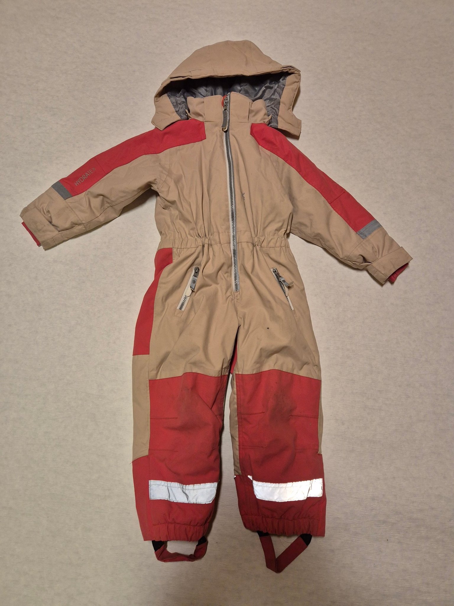 157 Funk beige/rosa vinteroverall, storlek 100 | Köp på Tradera (702265582)