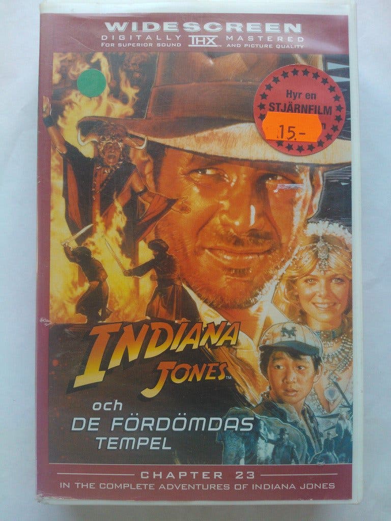 VHS - Indiana Jones och de fördöm.. | Köp från Gameexpo på Tradera ...