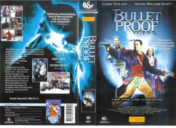 BULLETPROOF MONK (VHS) | Köp från Boa-skivakuten på Tradera (623675703)