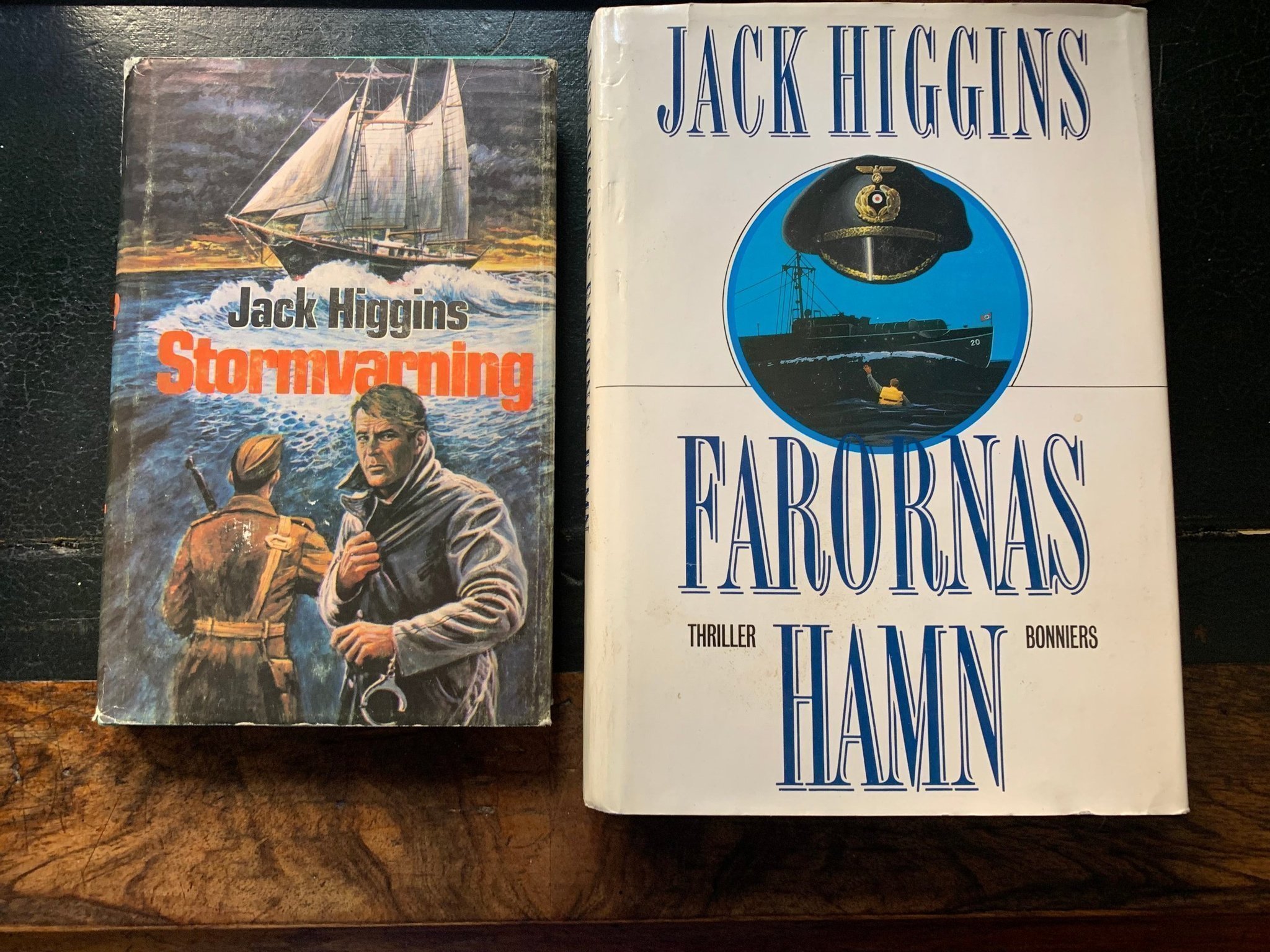Stormvarning och Farornas hamn - Jack Higgins | Köp på Tradera (708567399)