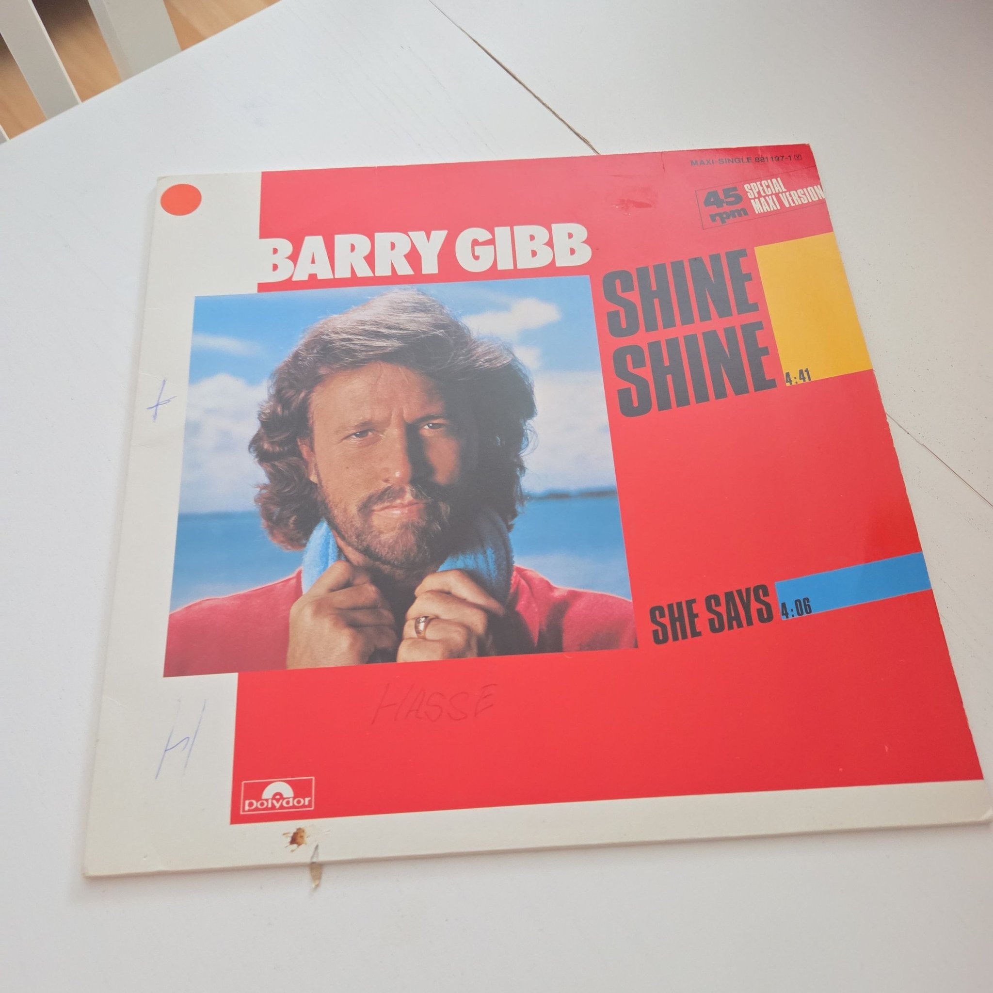 Barry Gibb - Shine Shine / She Says - 45 Specia.. | Köp på Tradera ...