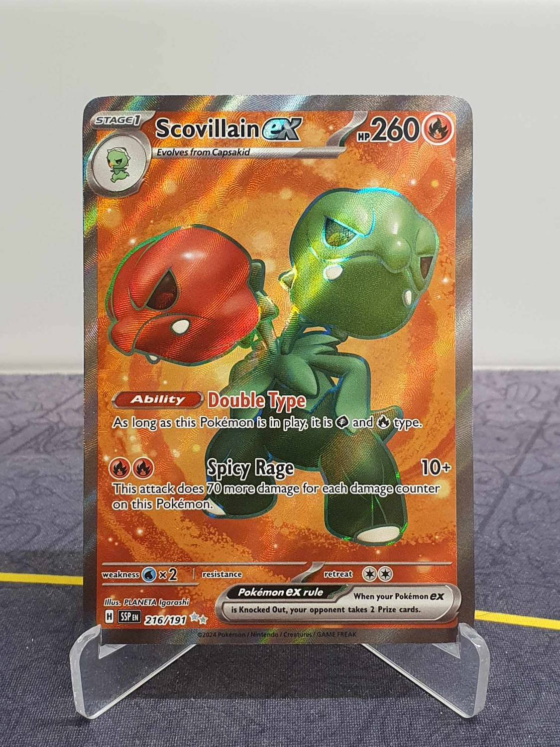 SCOVILLAIN EX 216/191 - Ultra Rare Full Art - S.. | Köp på Tradera ...