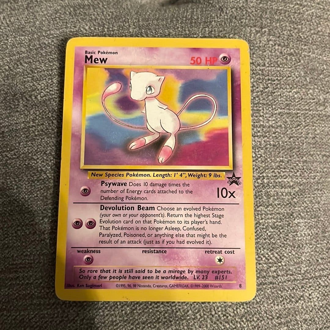 Se produkter som liknar Mew Pokémonkort base set! på Tradera (692299516)