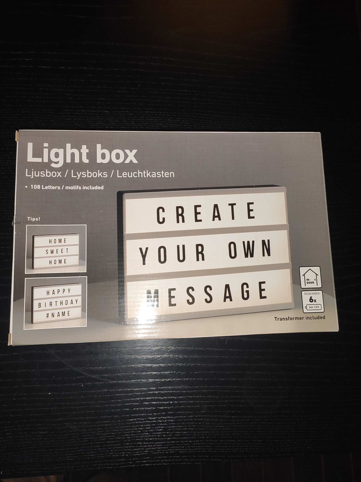 Light Box / Ljusbox helt ny | Köp på Tradera (710747754)