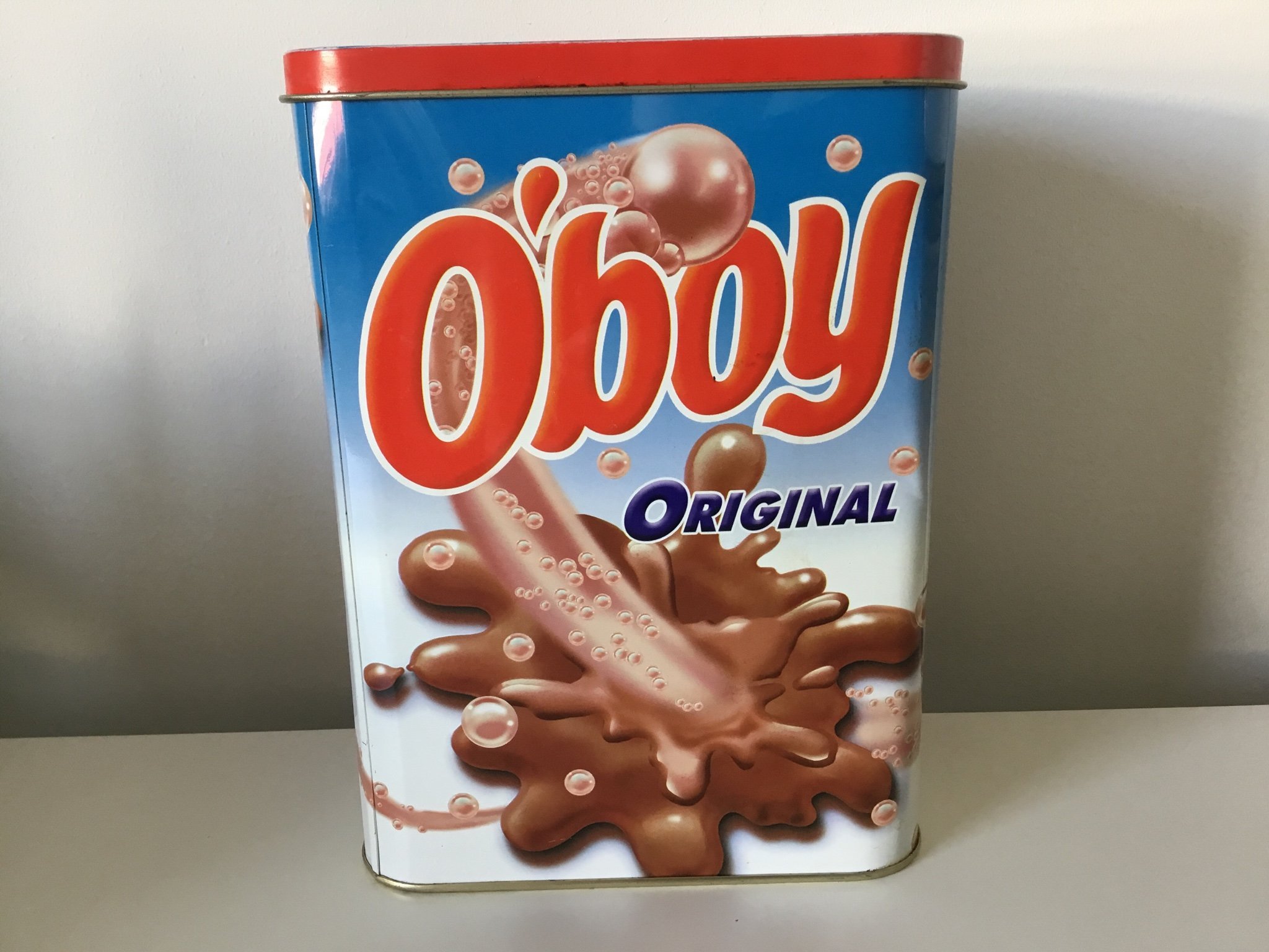 Oboy plåtburk, original, vintage/ samlarburk! (401748305) ᐈ Köp på Tradera
