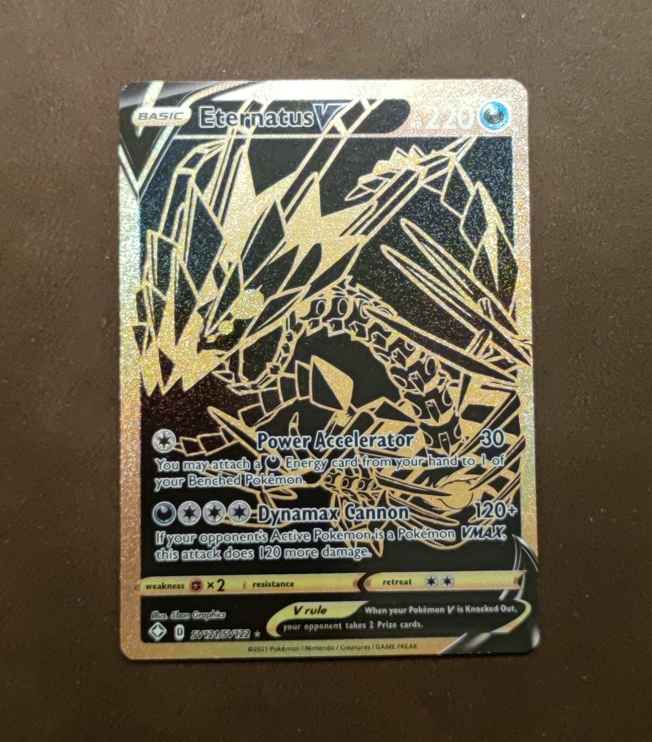 Eternatus V SV121/SV122 Secret Gold Rare SWSH S.. | Köp på Tradera ...