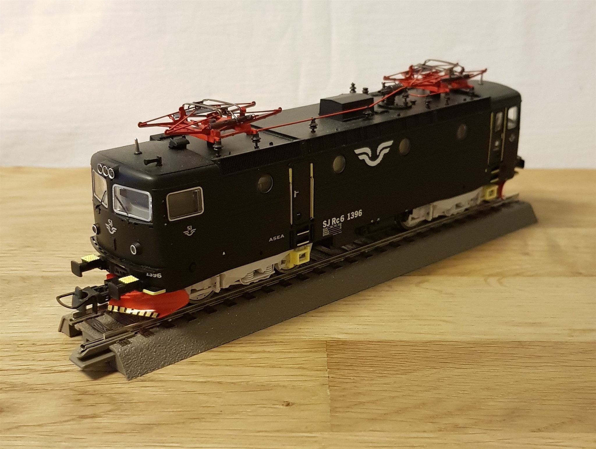 Roco lok H0, SJ Rc6 1396, Svart, DC, 62656 på Tradera.com - Lok H0