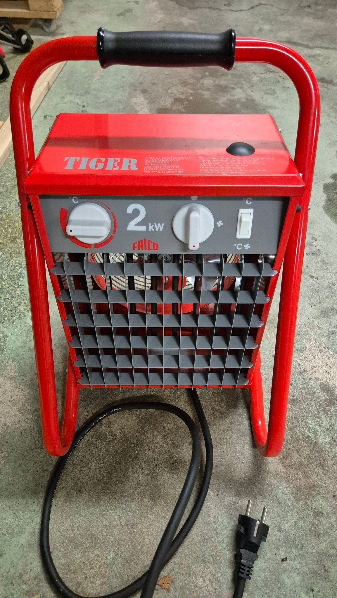 Värmefläkt - Erico Filco Tiger P21 2kW | Köp på Tradera (710727208)