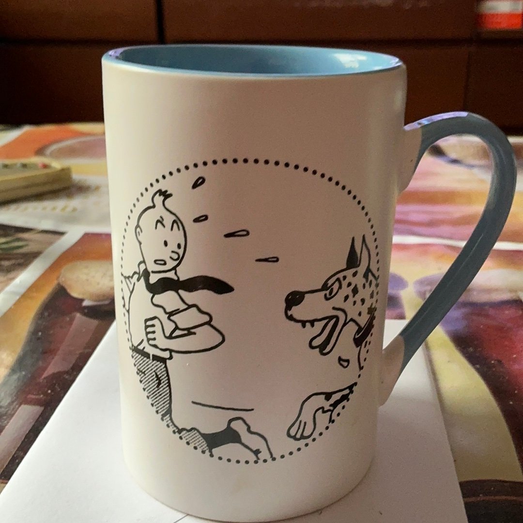Tintinmugg. Tintin och Milou. Officiell mugg. L.. | Köp på Tradera ...