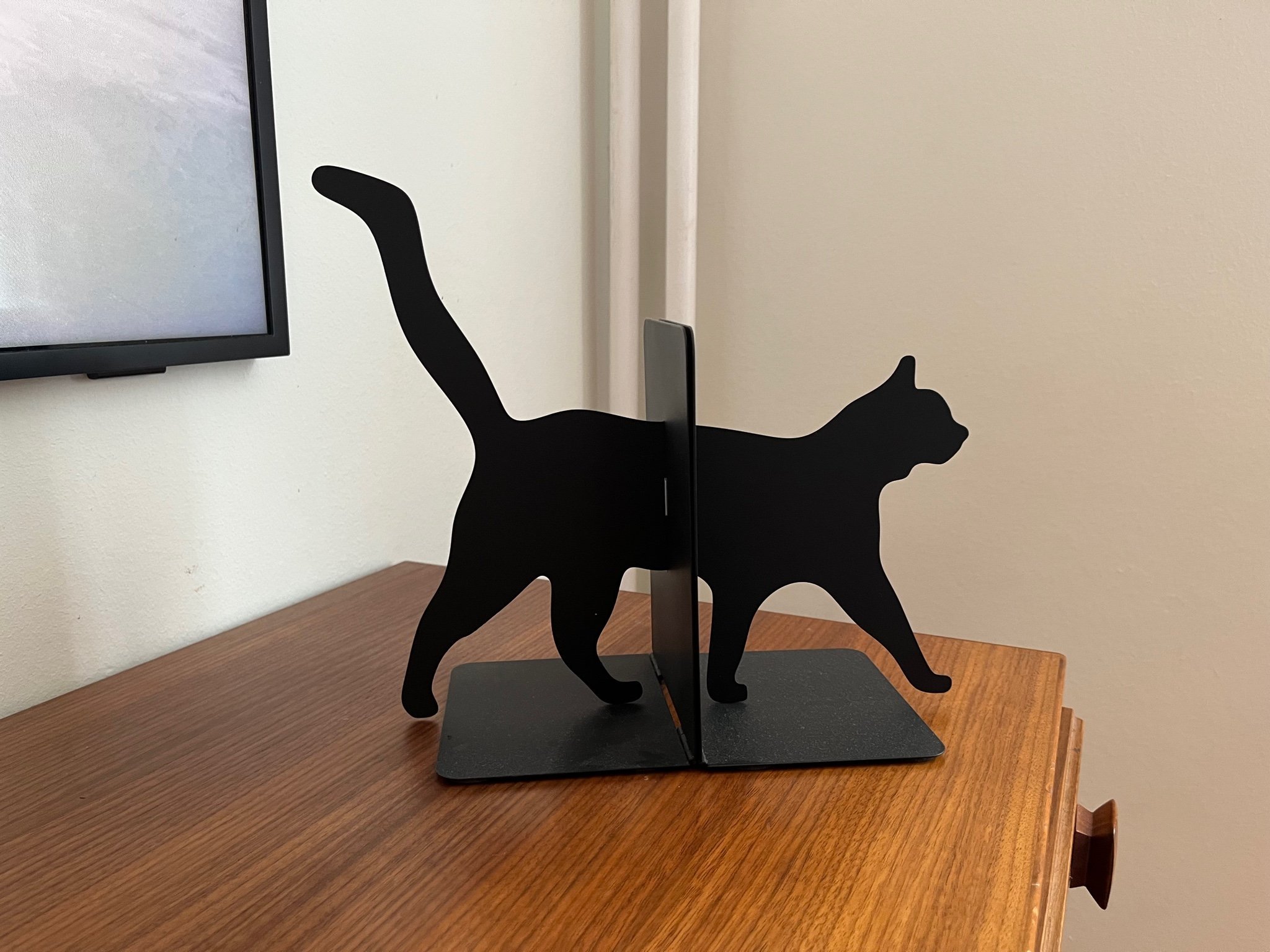 Bokstöd - Katt siluett | Köp på Tradera (695368449)