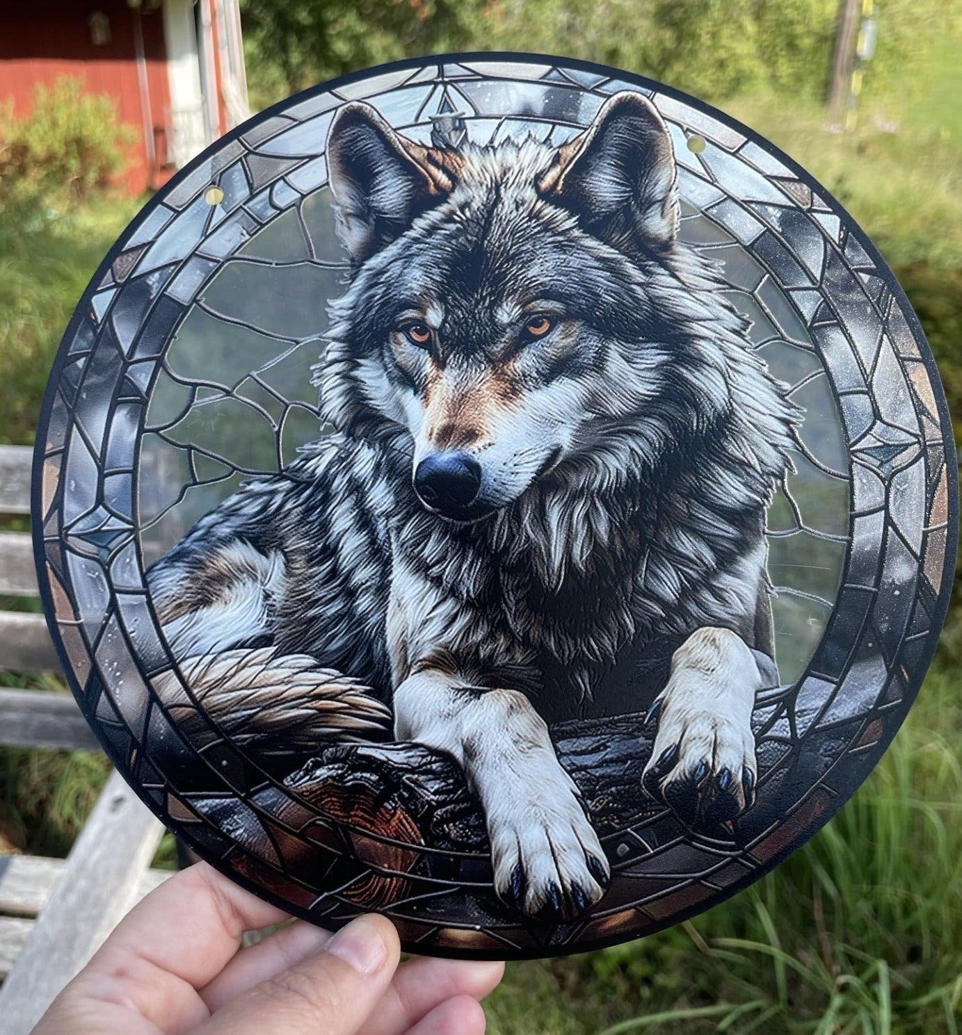 Solfångare STOR Varg Wolf Fenrisulv Nordisk Myt.. | Köp på Tradera ...