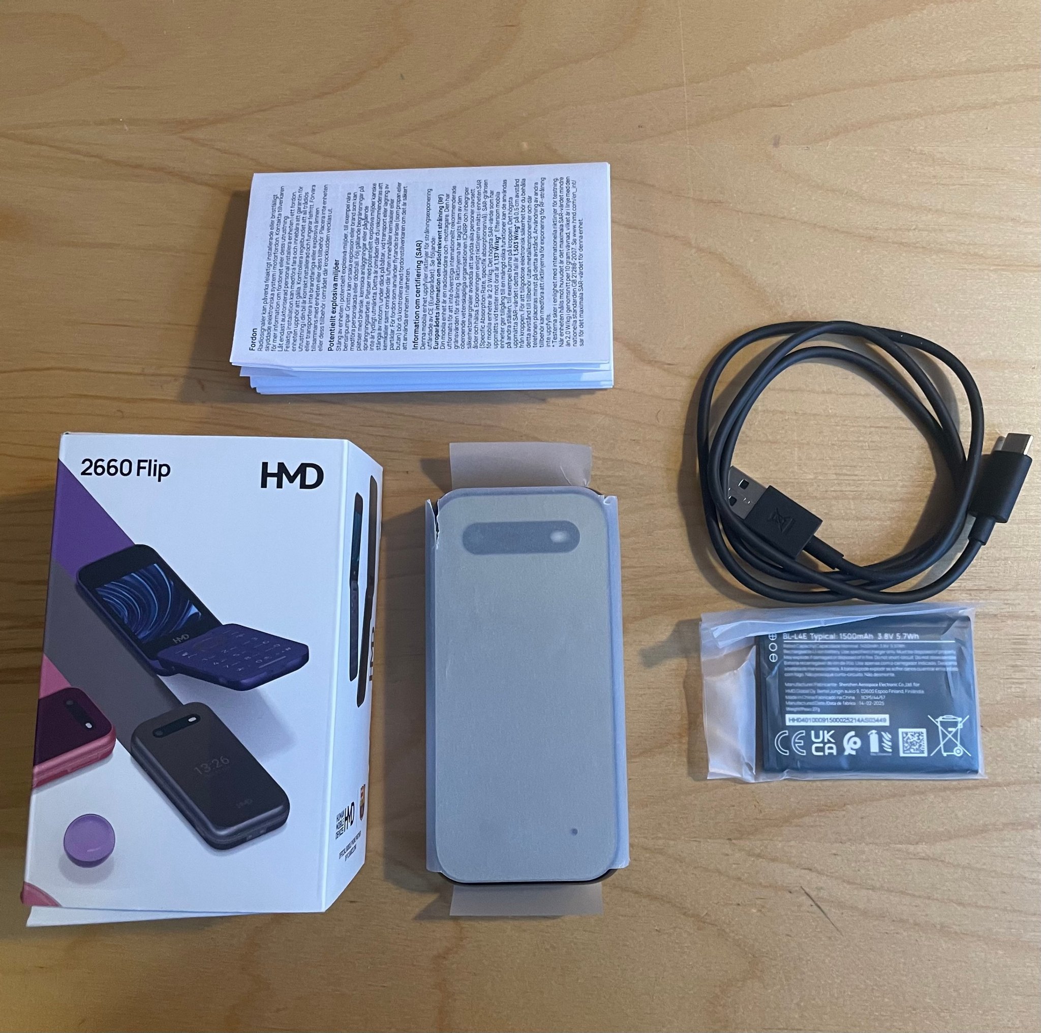 HMD 2660 Flipp/ knapptelefon/ ”Dumb phone”/ Nok.. | Köp på Tradera ...