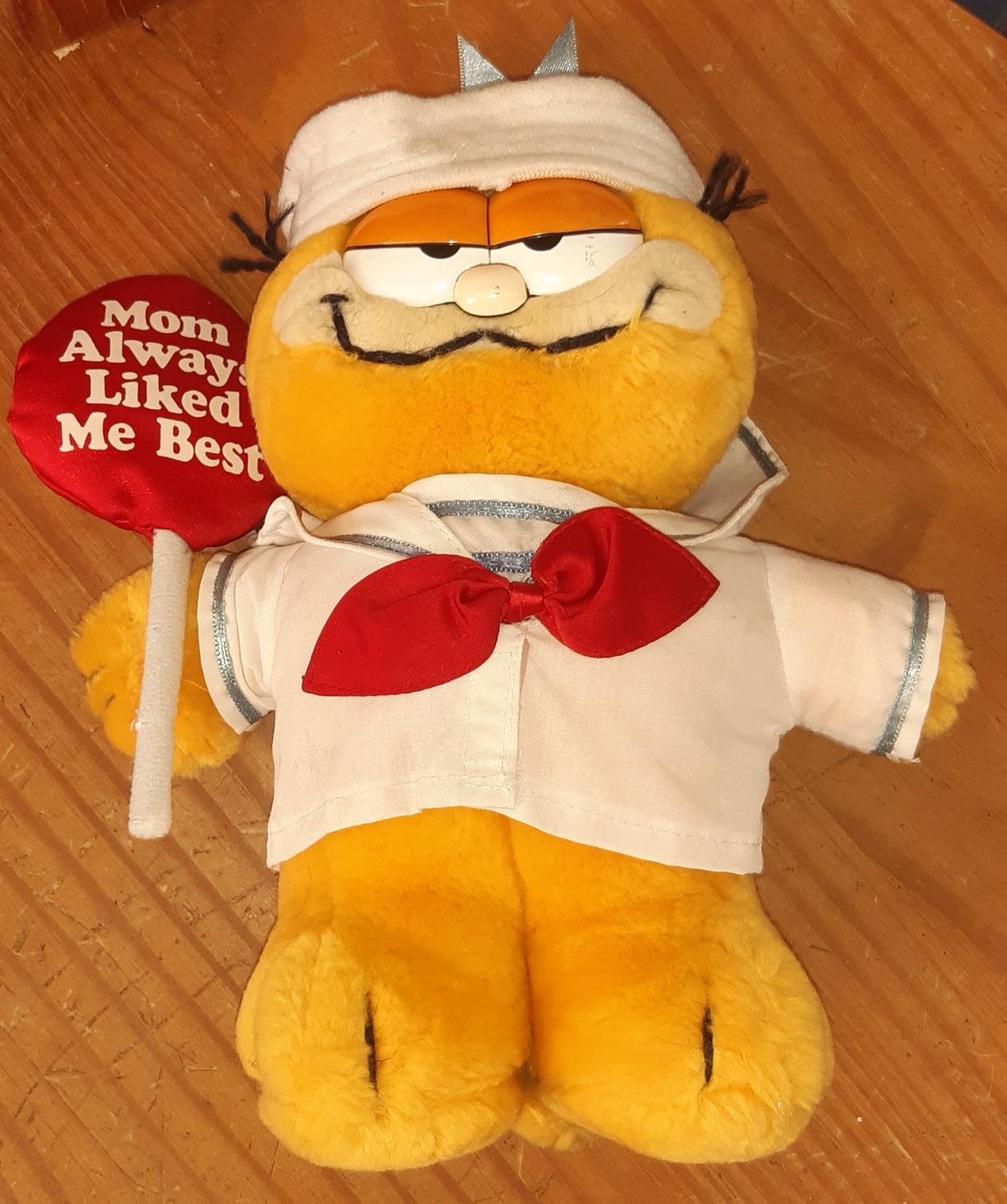 Vintage 1981 Garfield the Sailor Plush Stuffed .. | Köp på Tradera ...