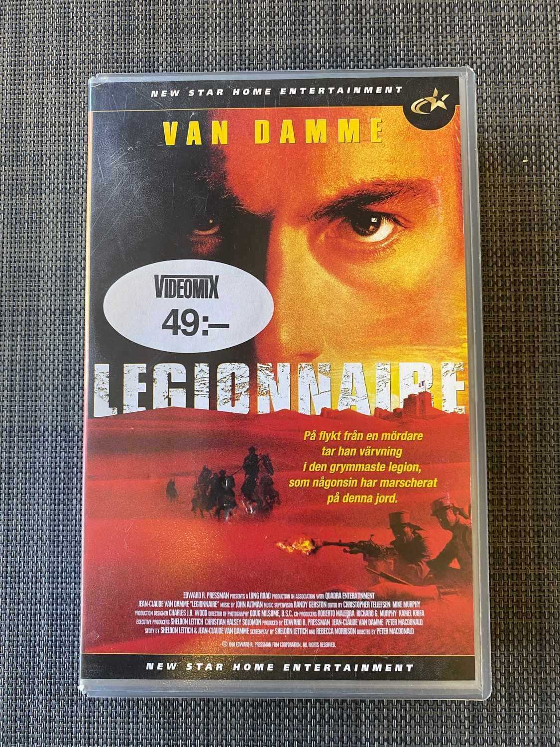Legionnaire - HYR VHS - Jean Cl.. | Köp från LindesFynd på Tradera ...