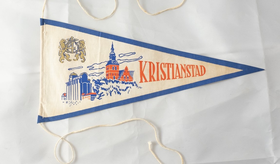 Kristianstad Vintage Vimpel - Flag.. | Köp från analogi på Tradera ...