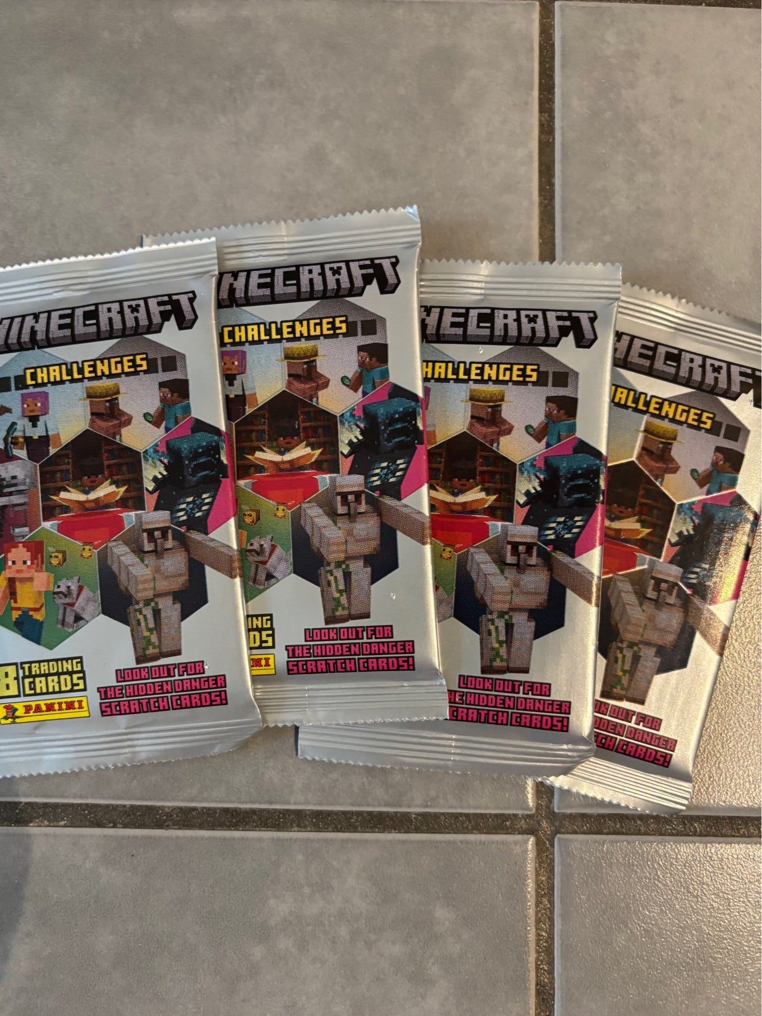 Minecraft Challenges Trading Cards - Oöppnade! | Köp på Tradera (694888892)