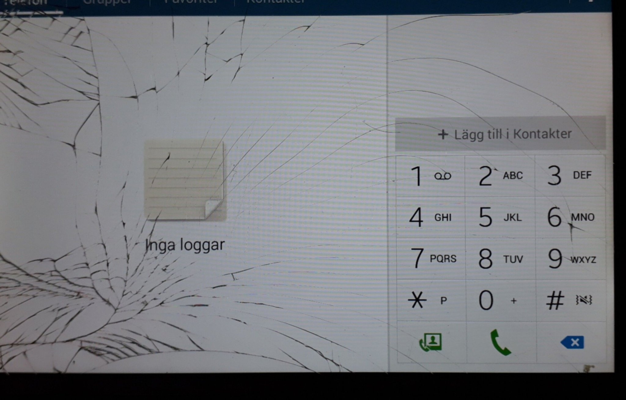 Vit Samsung surfplatta (phablet typ) med bra ba.. | Köp på Tradera ...