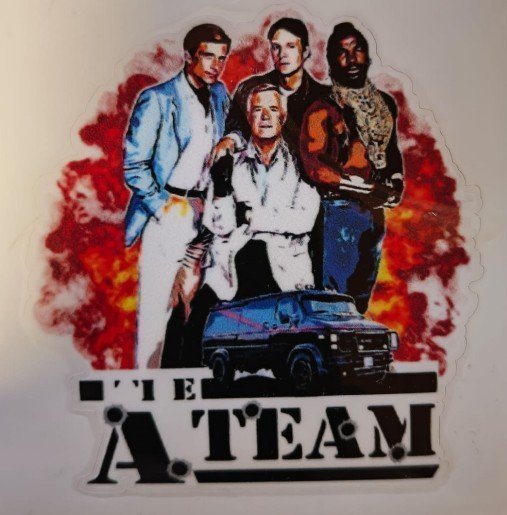 he A-Team Sticker Ny 6x6 cm | Köp på Tradera (734428291)