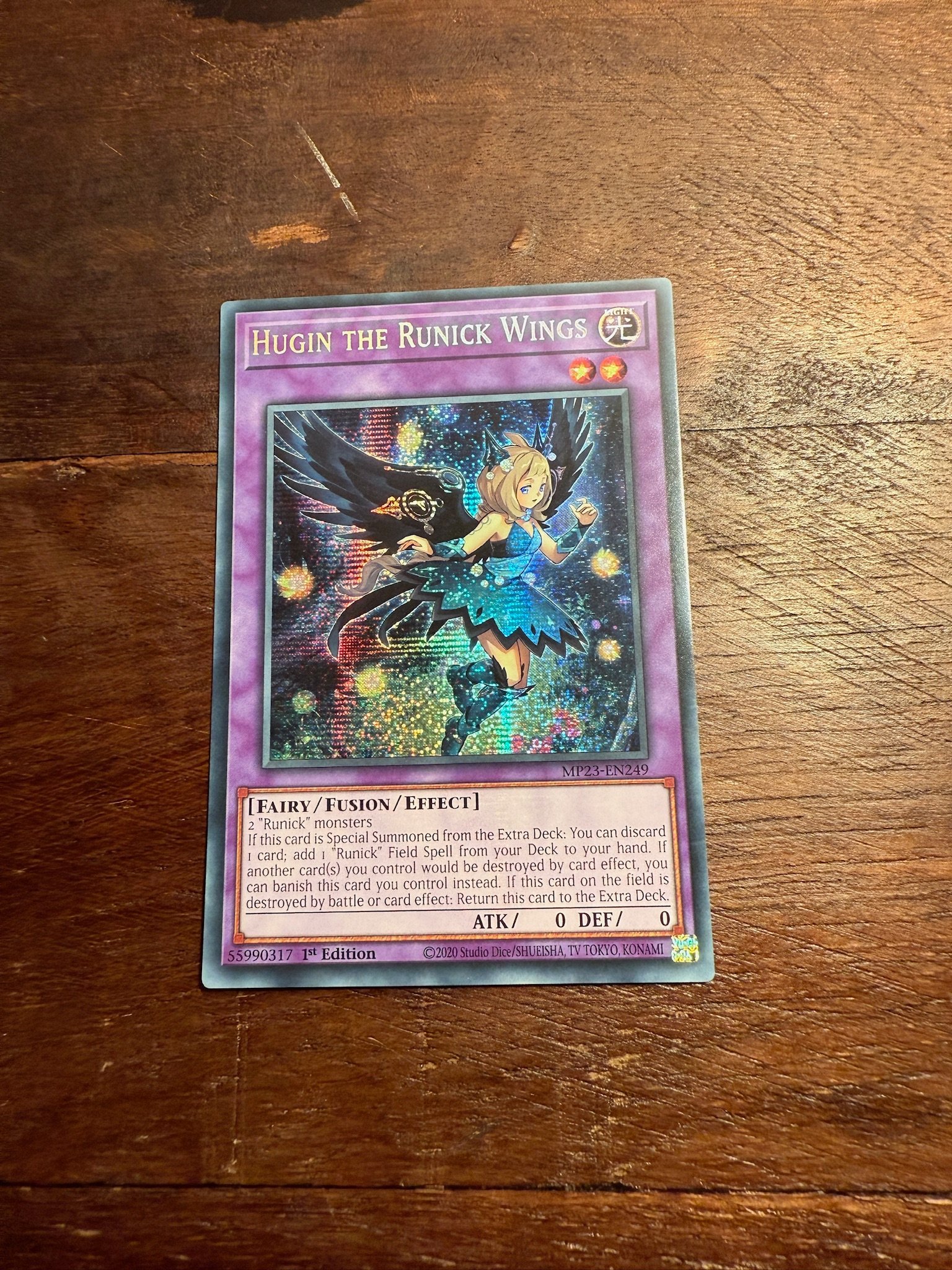 Hugin the Runick Wings - Yu-Gi-Oh! Kort | Köp på Tradera (691942412)