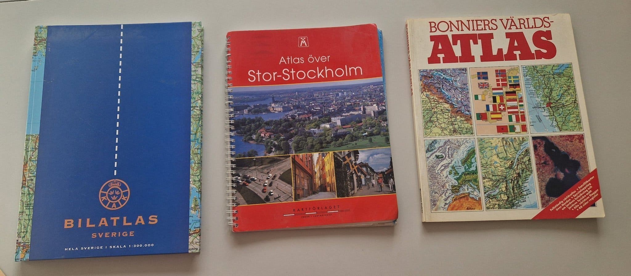 3 böcker: Bilatlas Sverige & Atlas över Stor-St.. | Köp på Tradera ...