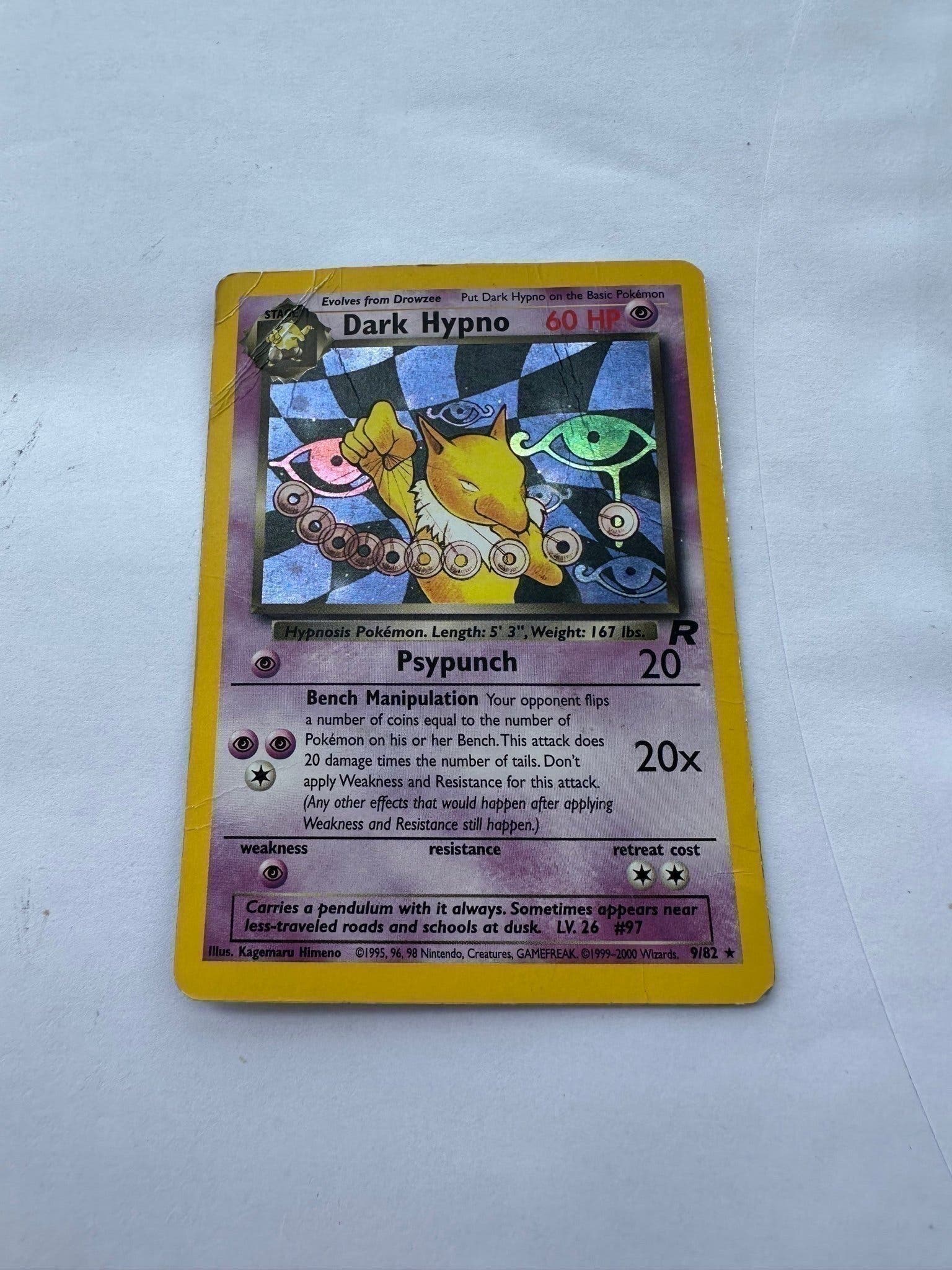 Dark Hypno Holo 9/82 (Rare)- Pokémon | Köp på Tradera (708263786)