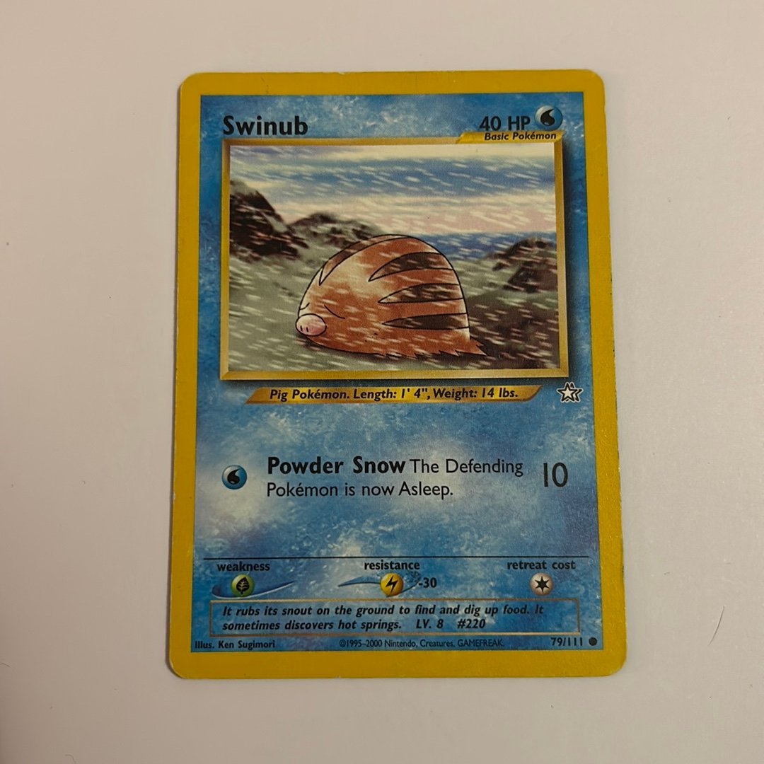 Swinub - Pokémonkort | Köp på Tradera (711872133)