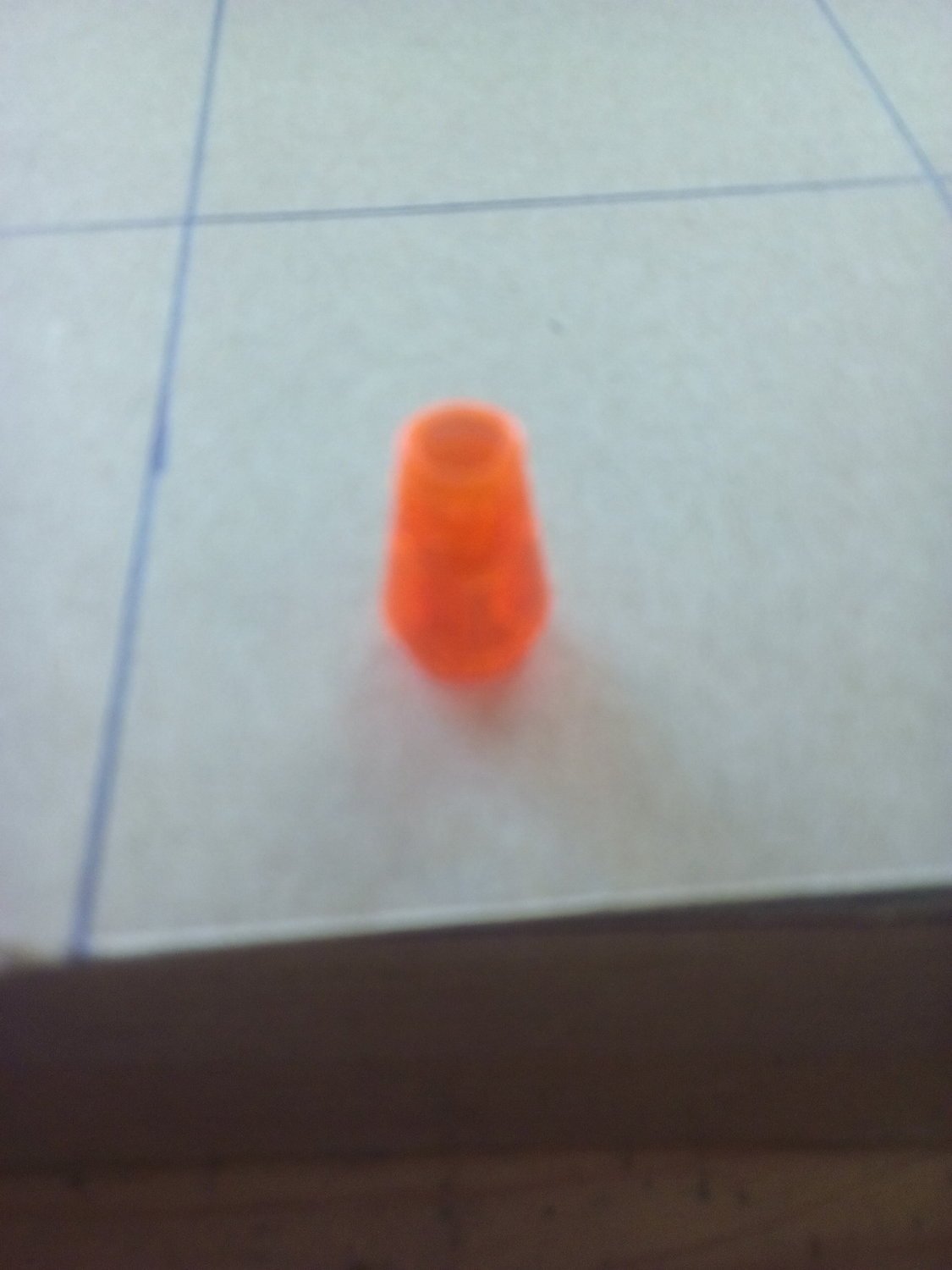 lego trans neon orange 1x1 rund kon | Köp på Tradera (538185879)