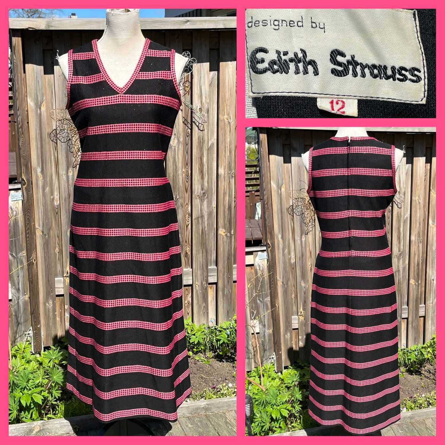 Retro vintage klänning Edith.. | Köp från Vintagetraden på Tradera ...