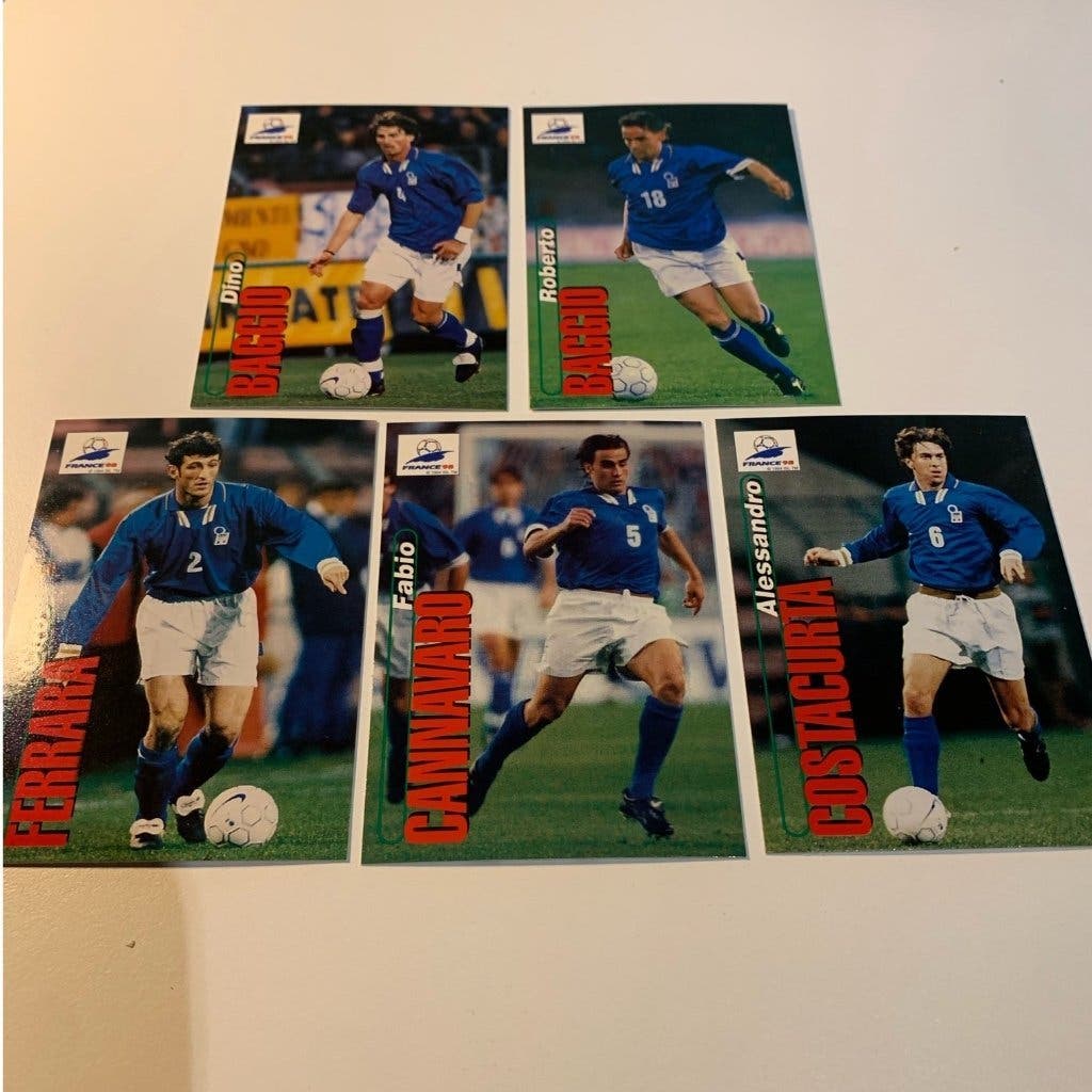 1998 World Cup Italy National Team Cards - Set .. | Köp på Tradera ...