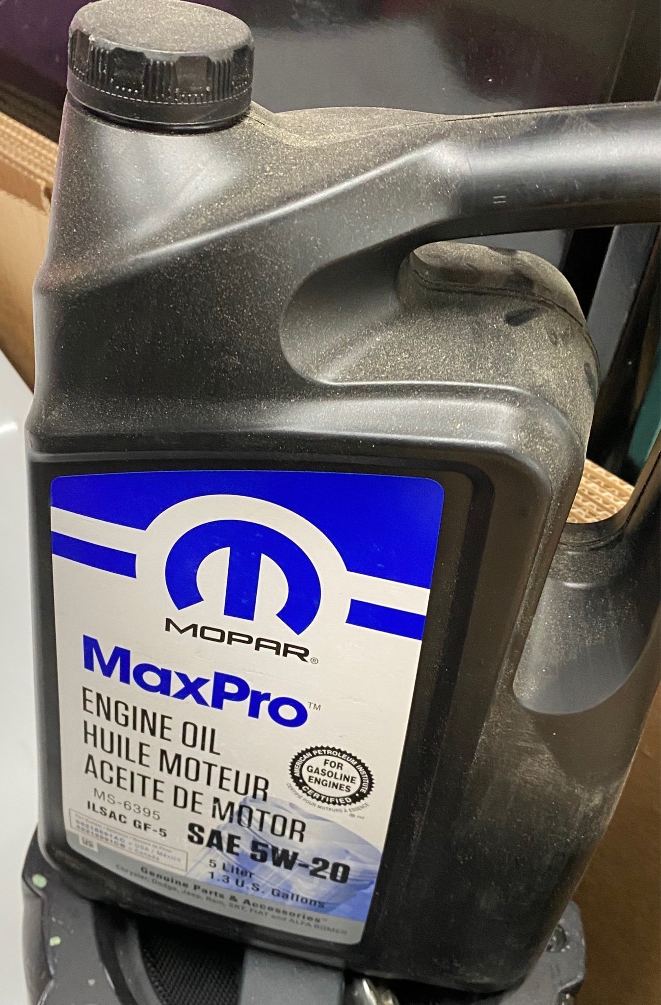 Olja 5w20 5liter Mopar maxpro Original Chrysler.. (405840761) ᐈ Köp på ...