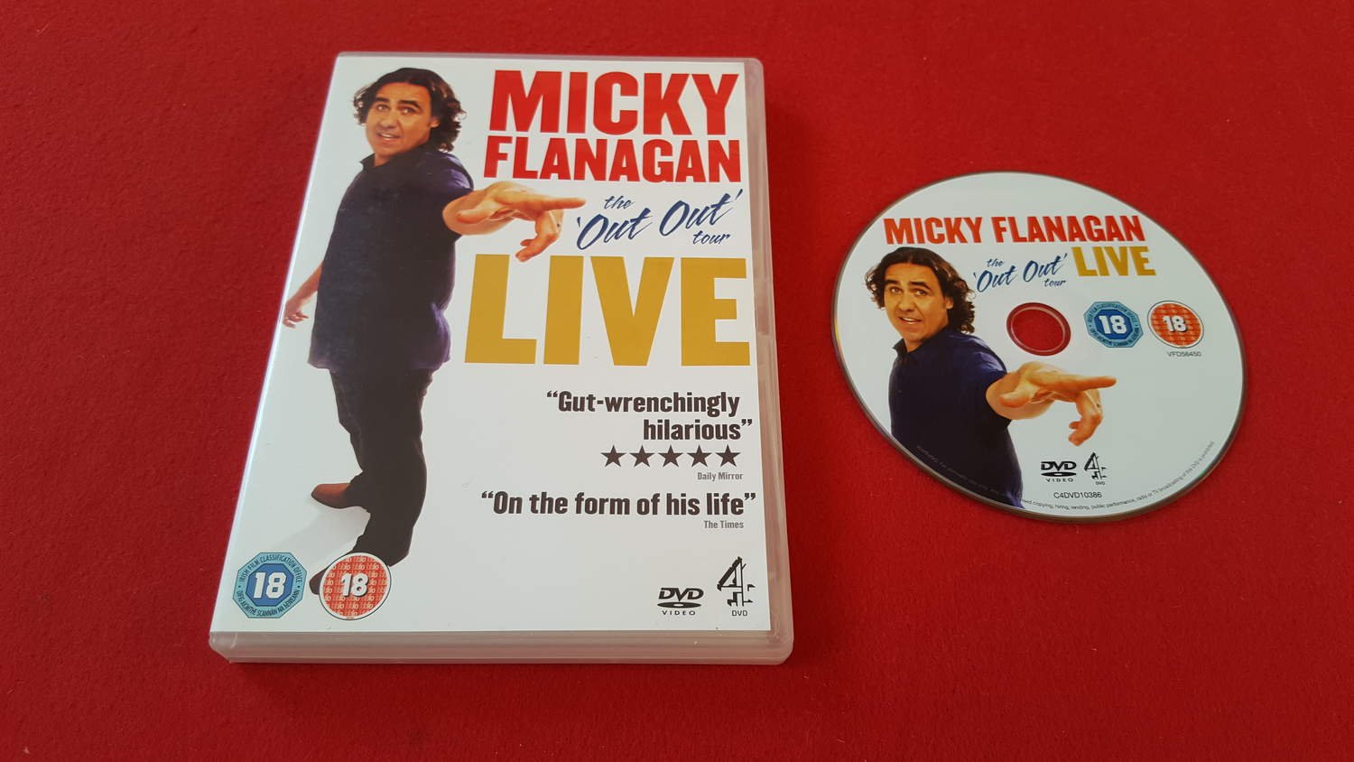 MICKY FLANAGAN THE OUT OUT TOUR LIVE .. (377004824) ᐈ game-world på Tradera