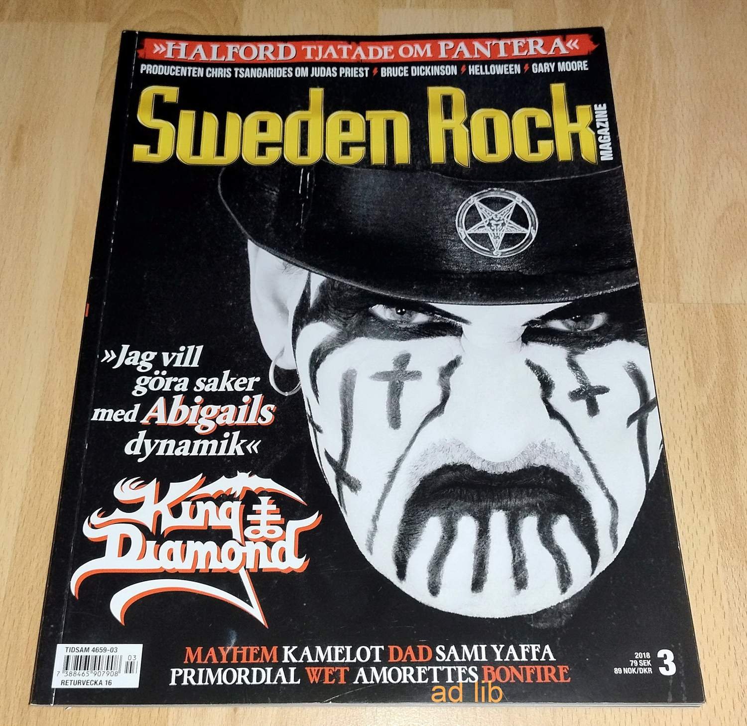 Sweden Rock 2018/#3 - King Diamond, Bruce Dicki.. | Köp på Tradera ...
