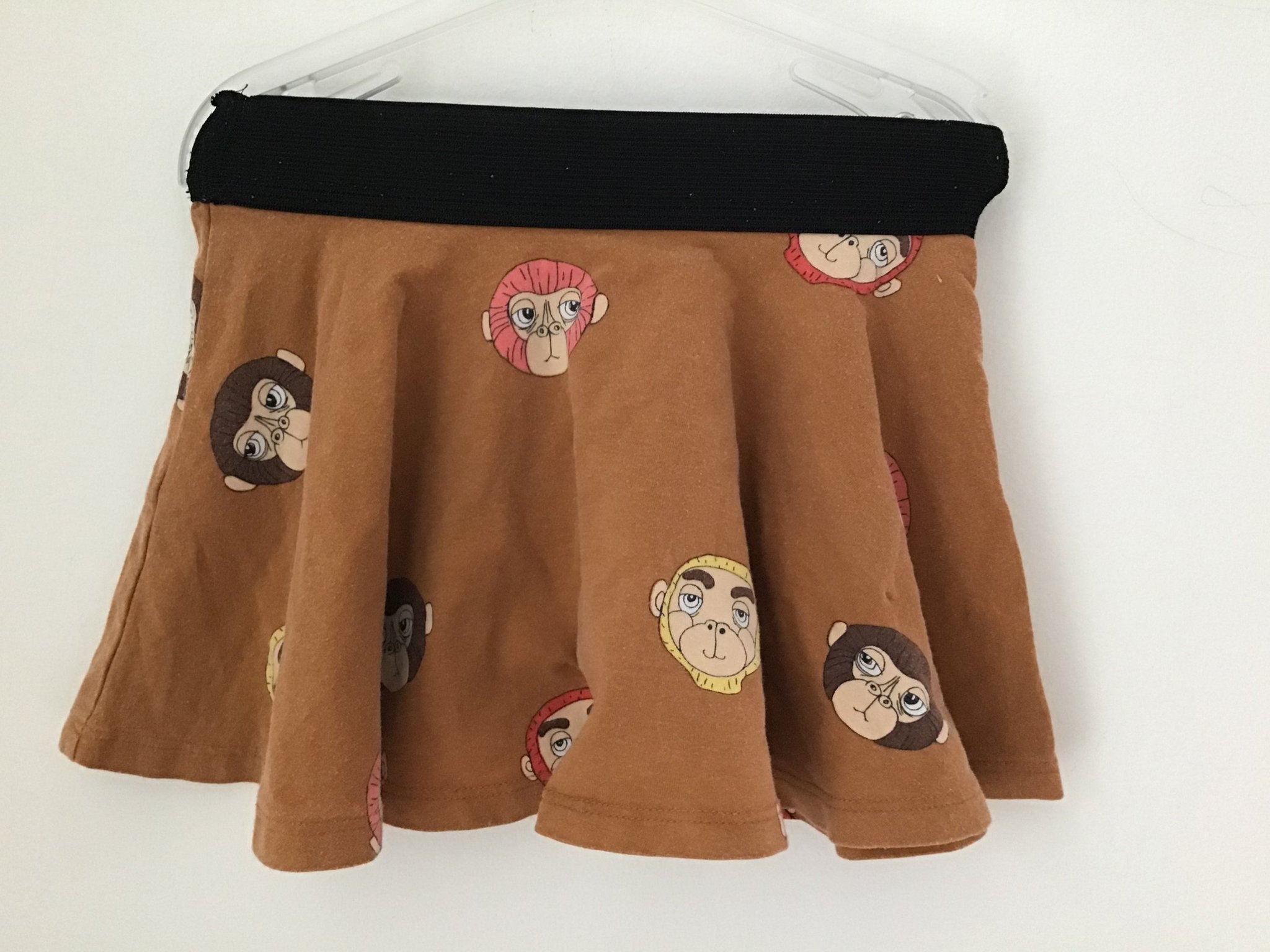 Mini Rodini 80/86 brun kjol, monkey | Köp på Tradera (699063231)