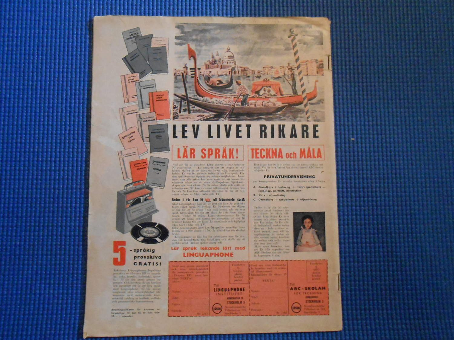 SE 2 1961 Lennart Risberg Strängnäs Pjesker Båt.. | Köp på Tradera (380151167)