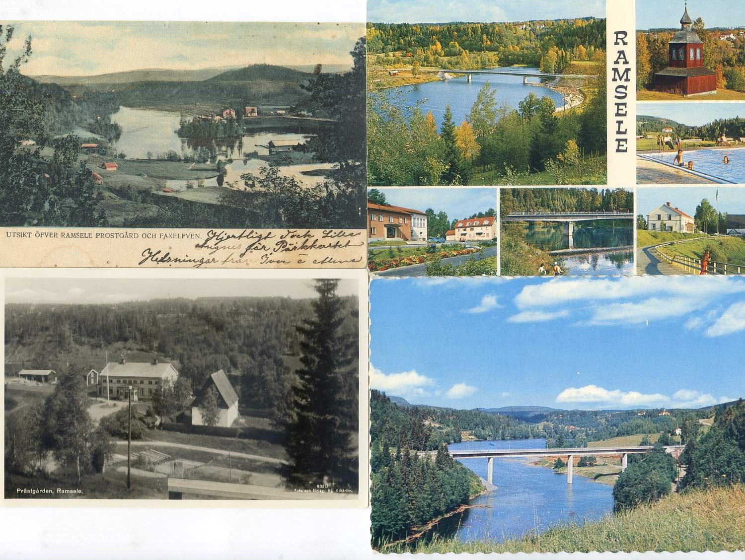 Ramsele då och nu 4vyk.. | Köp från LindbladCartophilia på Tradera ...