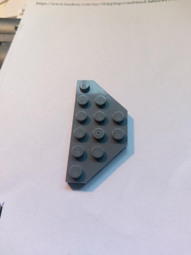 lego mörkgrå 3x6 wedge kil vinkel trubbig | Köp på Tradera (551606185)